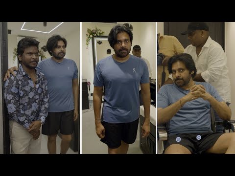 Pawan Kalyan Stylish Look @ Salon Koniki Opening In Vijayawada | Manastars