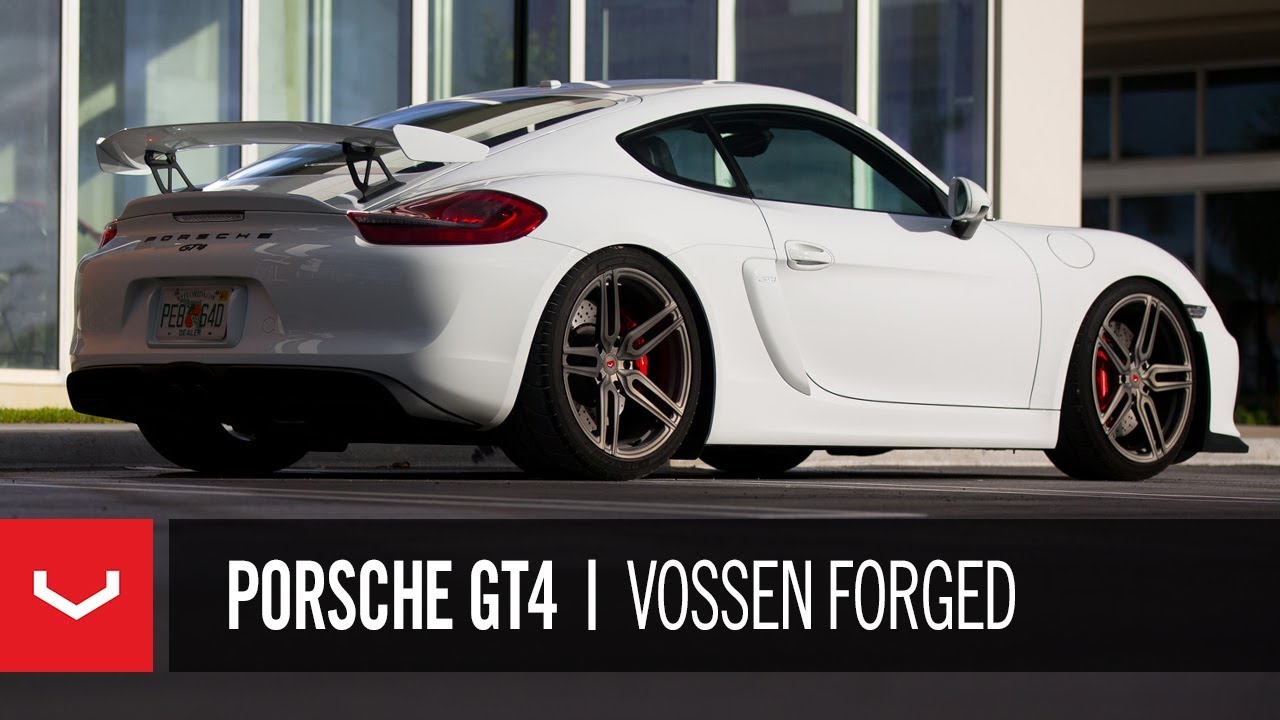 White Porsche Cayman GT4 on Vossen Forged HC-1 Wheels Is So Fresh, So Clean - autoevolution