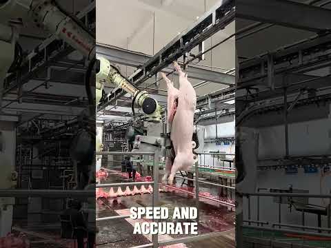 "How Robot Arms Slice with Precision | Industrial Robotics in Action"