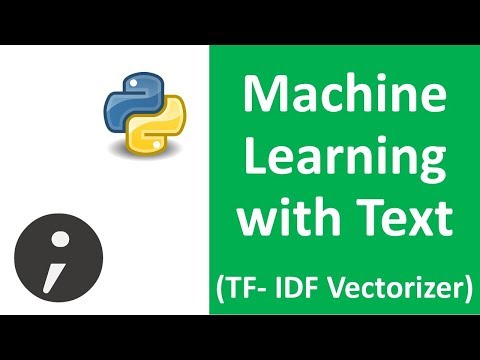 Machine Learning with Text - TFIDF Vectorizer MultinomialNB Sklearn (Spam Filtering example Part 2)