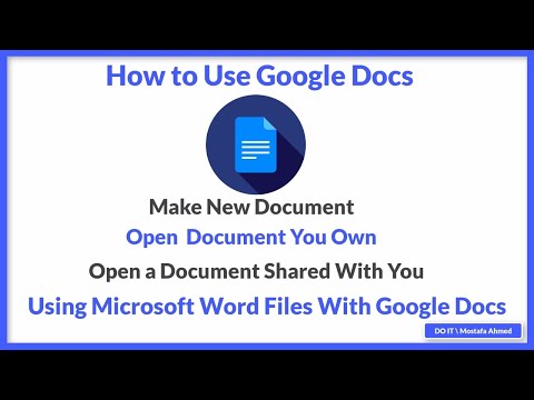 How to Use Google Docs