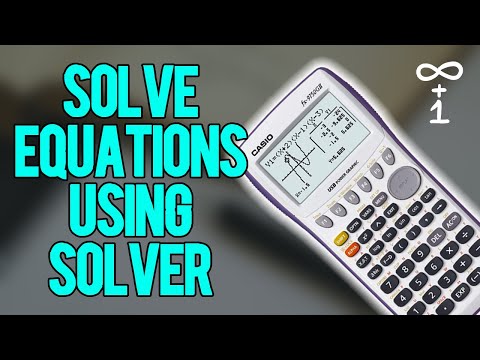 How to solve equations using Solver mode