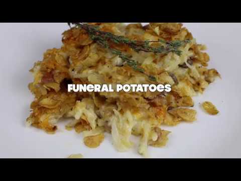 The BEST Creamy Funeral Potatoes w/ Bacon