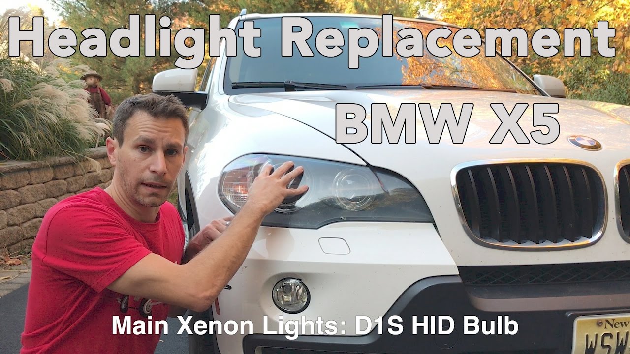 How To Change a BMW X5 Headlight Bulb (E70 2007-2013)