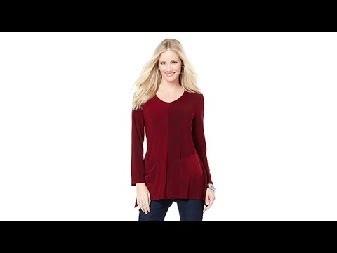 Antthony "Bethal" Textured Knit Top with Pockets