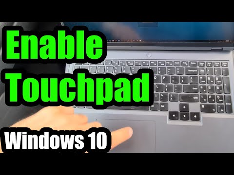 How to enable the Touchpad? (Lenovo laptop, Windows 10)