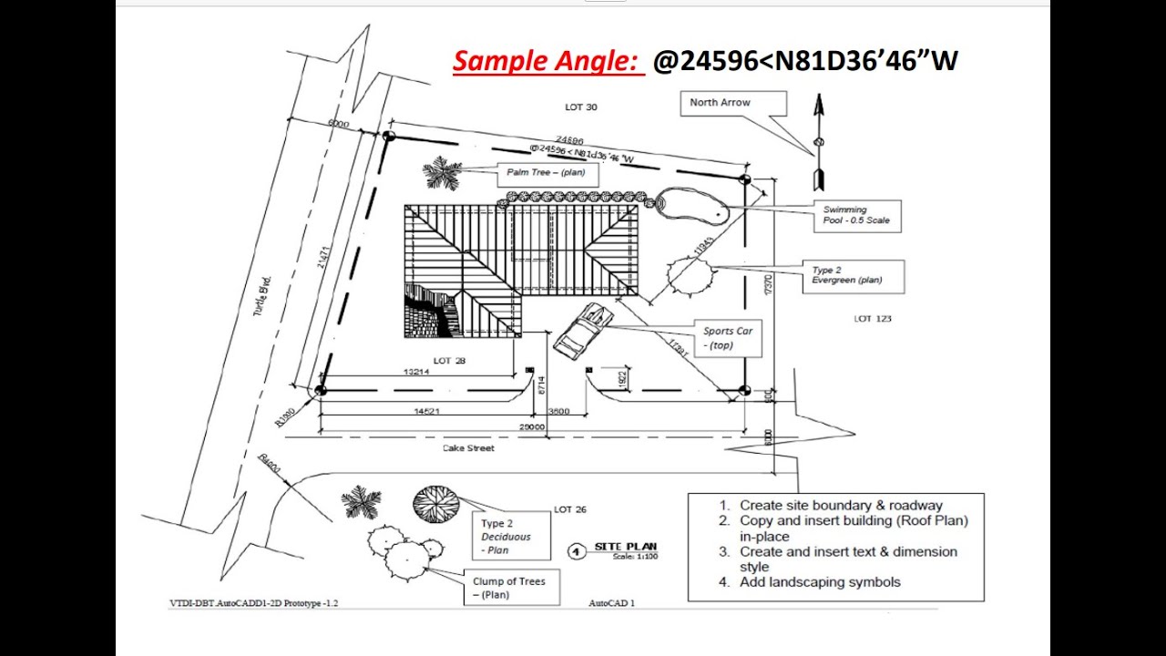 Mastering Site Plan Drawing: CXC CSEC Exam Technique