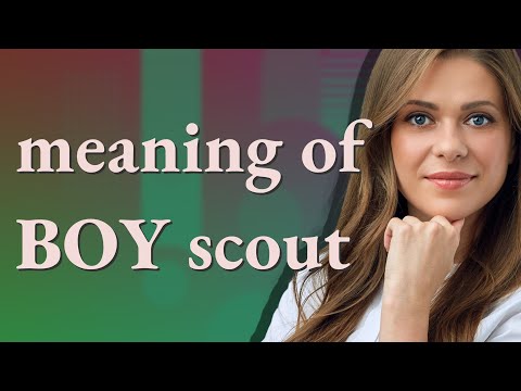 Boy scout | meaning of Boy scout