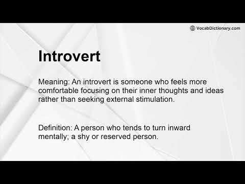 Introvert Meaning