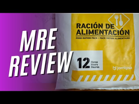 12 hr Nato Food Ration Pack Menu 2 | MRE Review
