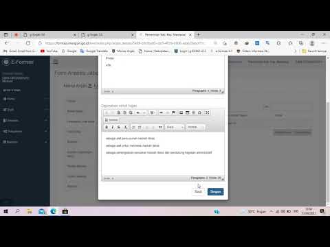 Panduan Penginputan ANJAB (E-Formasi 4.1 Kemenpan-RB)