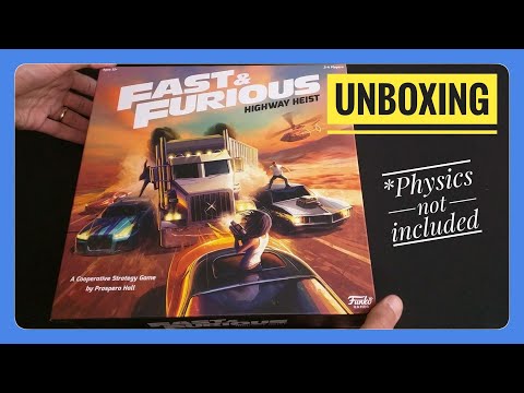 Fast & Furious Highway Heist Board Game [Unboxing] In-Depth