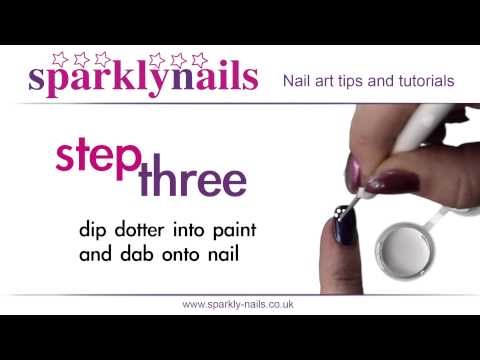 Nail Art Tutorial - How to use a dotting tool
