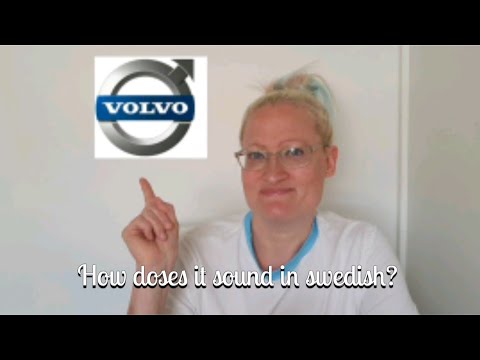 How to pronounce swedish company names in swedish.