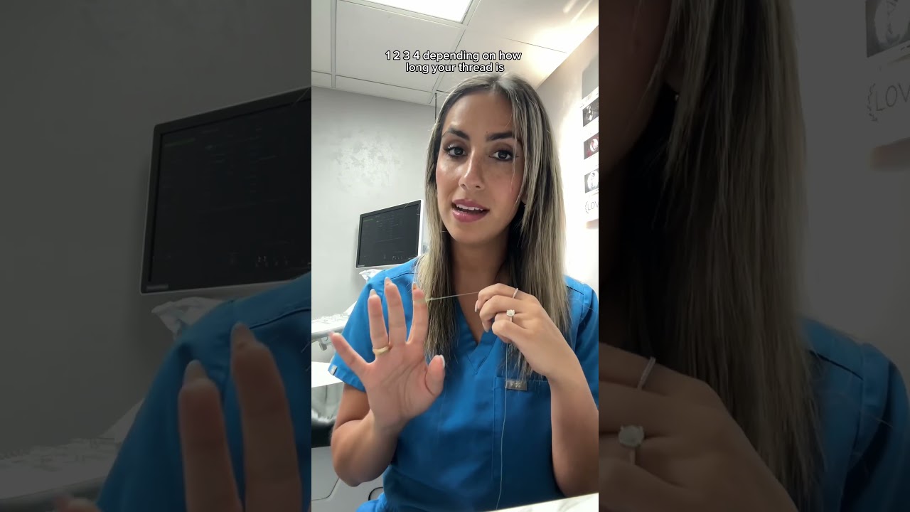 Teaching you how to thread your own upper lip￼!