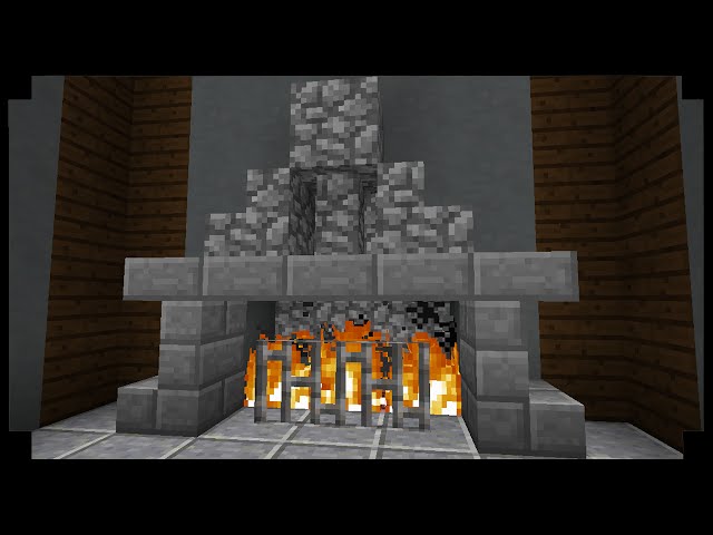 How to make a fireplace in Minecraft