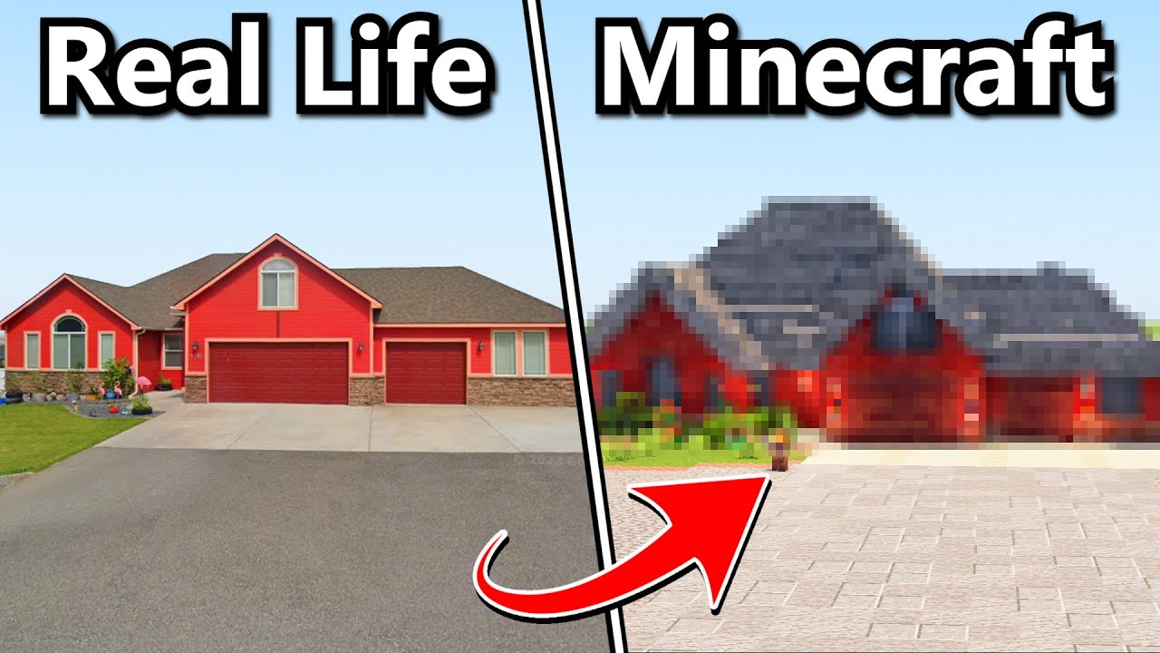 Building Another Random House Using Google Earth - Minecraft Builders