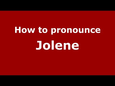 How to pronounce Jolene (Indonesia/Indonesian) - PronounceNames.com