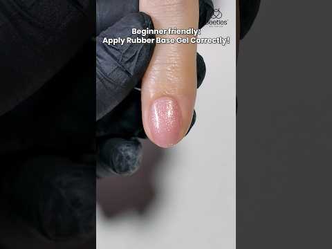 Beginner-Friendly Guide: How to Apply Rubber Base Gel Correctly❗