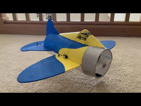 Minions Micro Stipa-Caproni Flight (3s EDF)