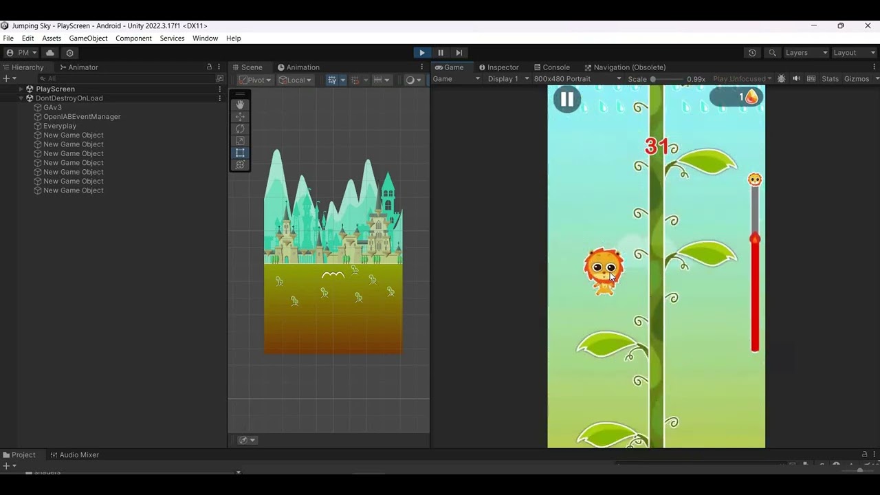 Jumping Sky | Endless Climb Game Unity Source Code #unity #unity3d #unitydev #unitydeveloper