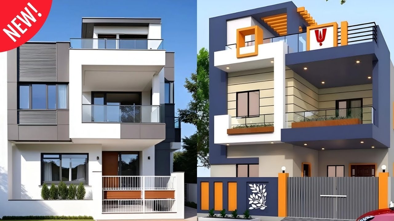 300 Modern Front Elevation Design | Small To Large House Elevation designs | Video #11