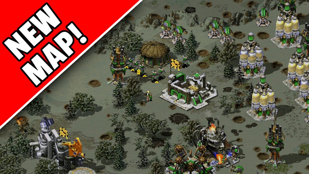 Red Alert 2 | All vs One 25 - NEW MAP! | (7 vs 1 + Superweapons)