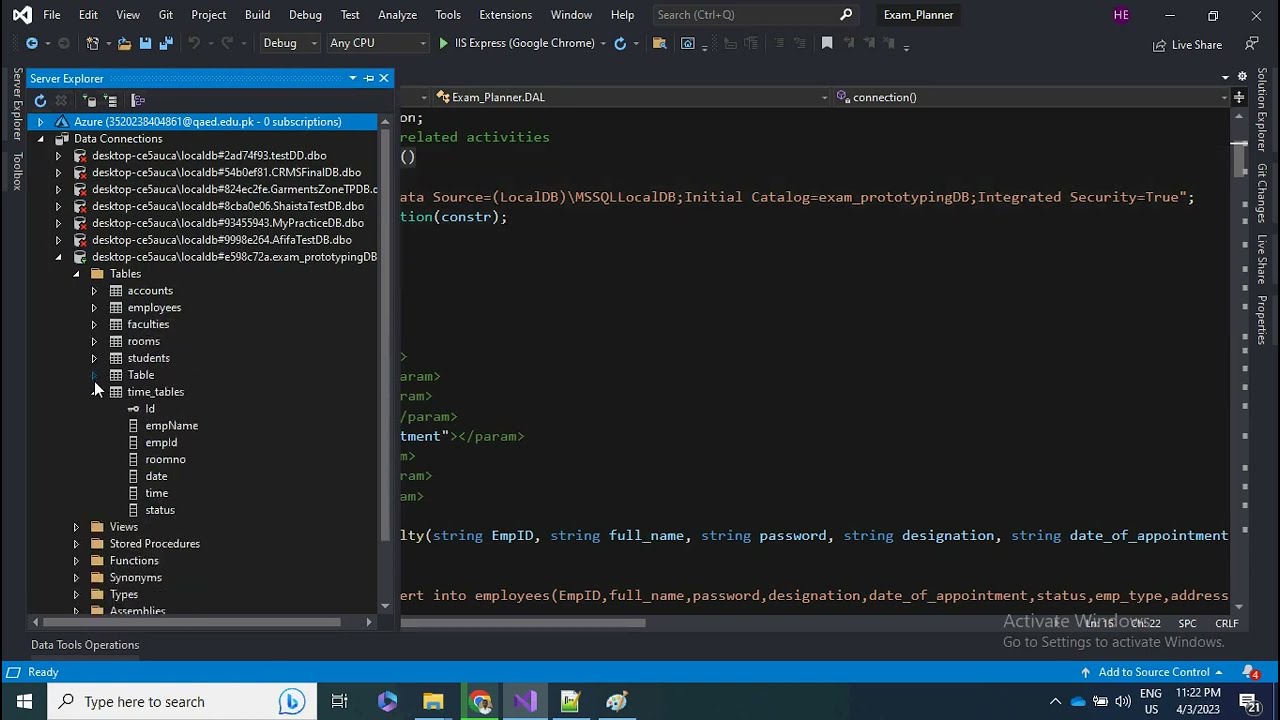 Data Access Layer (DAL) for SQL server using C#