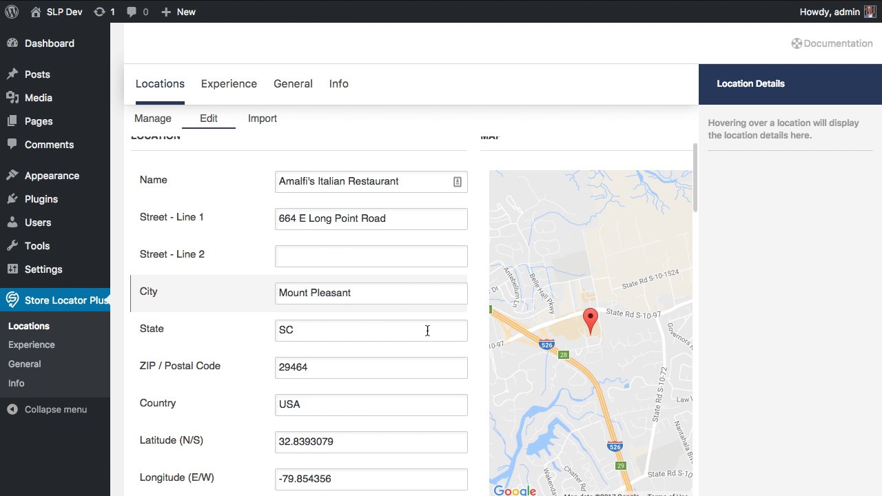 Featuring A Location With Store Locator Plus