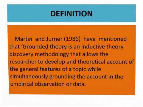 ETHNOGRAPHY RESEARCH AND GROUNDED THEORY