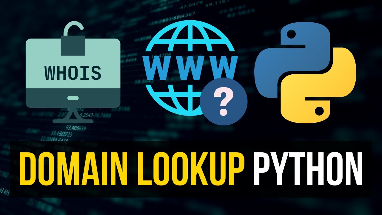 WHOIS Domain Lookup Tool in Python