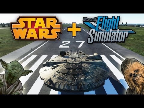 Star Wars Ships in Microsoft Flight Simulator 2020 (FUNNY MOMENTS) (X-Wing, Razor Crest)