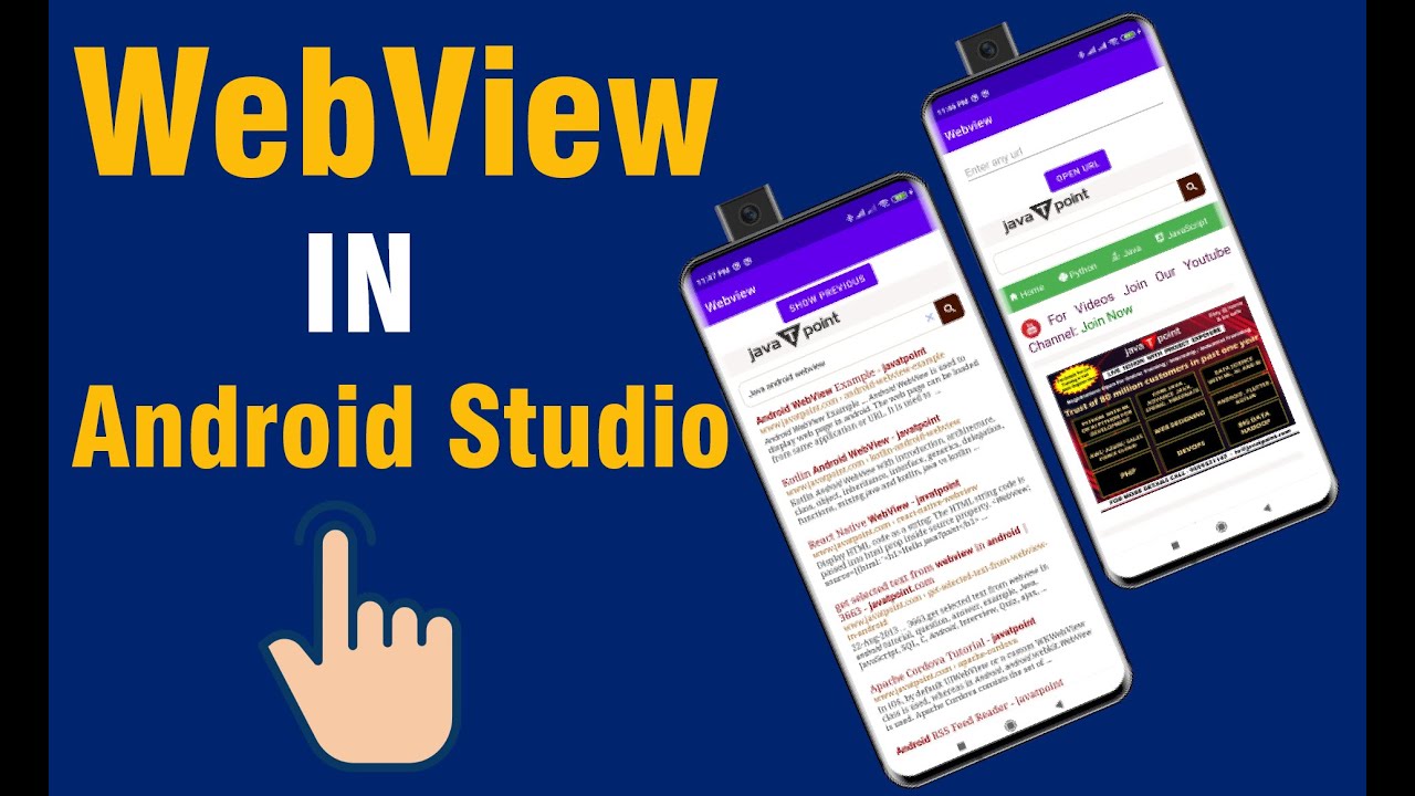WebView - Android Studio Tutorial |  Android Studio | Java #androistudio, #java, #webview