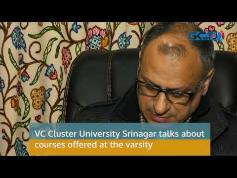 Cluster University Srinagar offers integrated courses in Science, arts