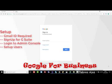 Setup Payment and Account - Google For Business in Hindi | G Suite Tutorials