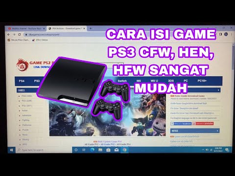 CARA ISI GAME PS3 CFW LEWAT HARDISK FLASHDISK