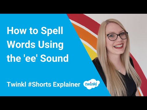 How to spell words using the 'ee' sound #shorts