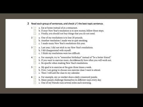 Topic Sentences Explained
