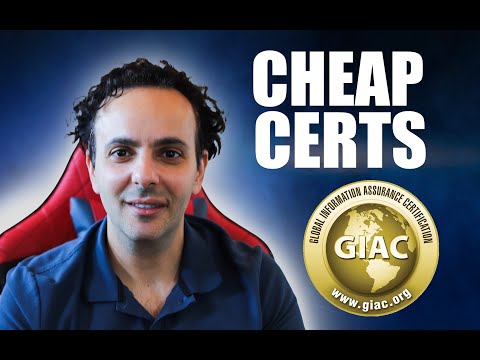 3 Ways to get SANS GIAC certified CHEAPER