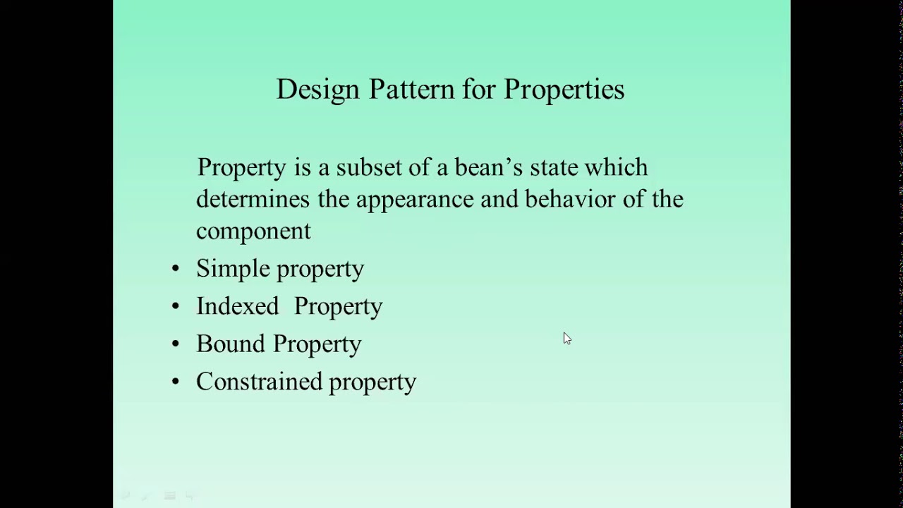 AJP - Introduction to Java Bean