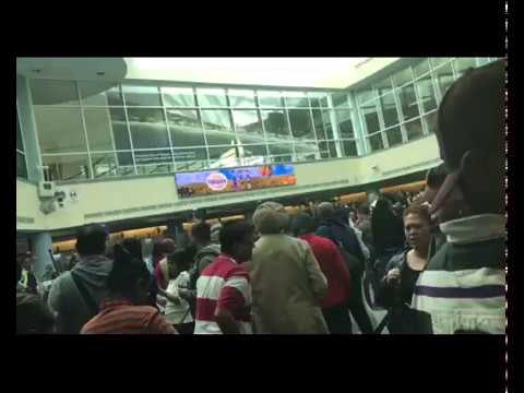 Chaos At Piarco International Airport