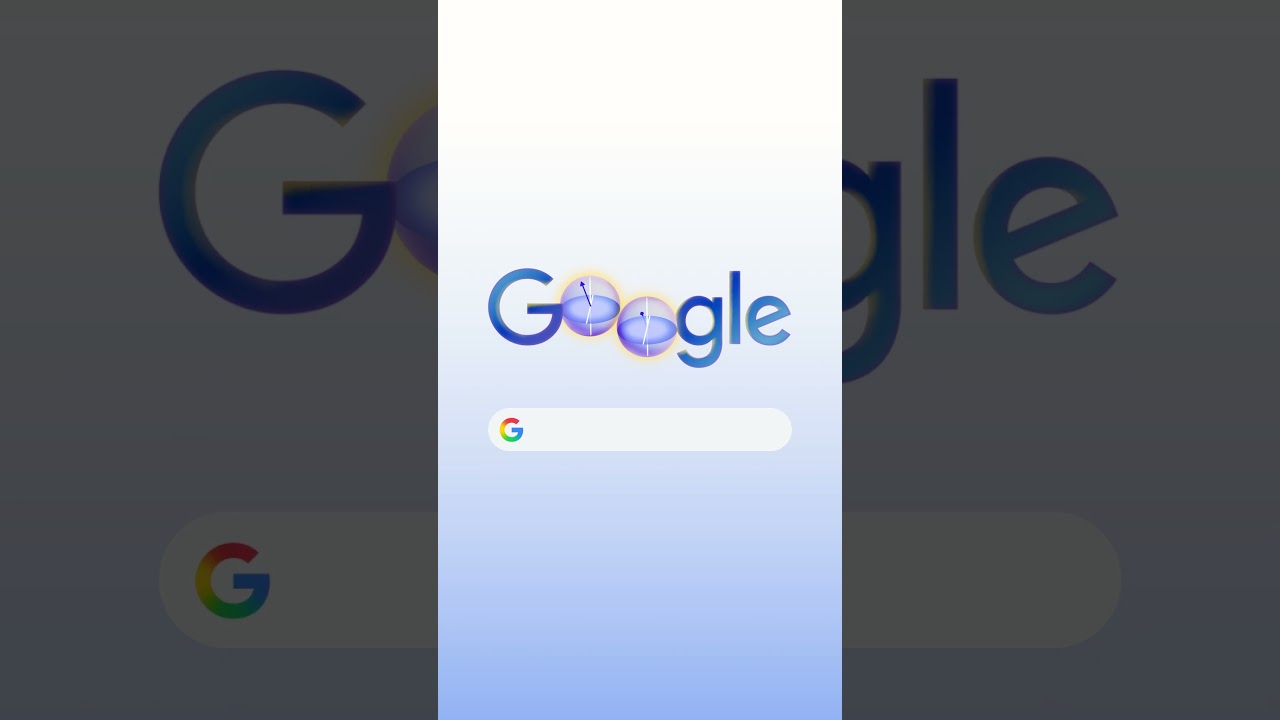 Happy World Quantum Day #GoogleDoodle