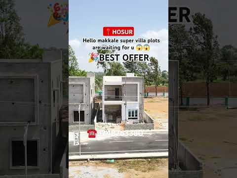 Hello makkale super villa plots are waiting for u 😱😱☎️8248763380 #hosur #bagalur #sarjapuraroad