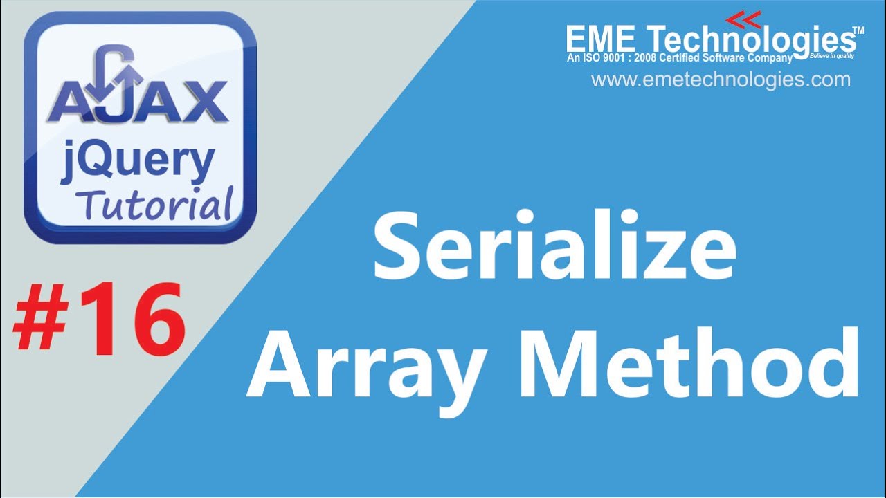 Jquery +Ajax Serialize Array Method | Core PHP