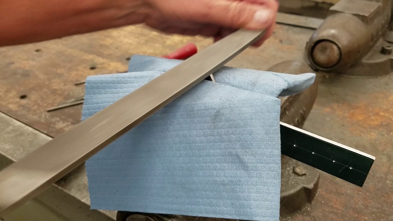 Filing the Drill Point Gage