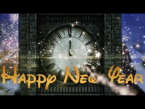 Happy New Year Clock 2018 ( v 497 ) Countdown Timer with Sound Effects 4k