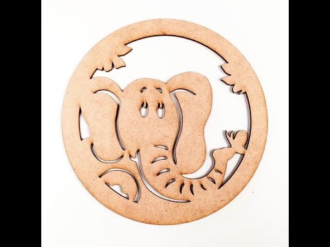 STL file elephant coaster - wall decor・Model to download and 3D print・Cults