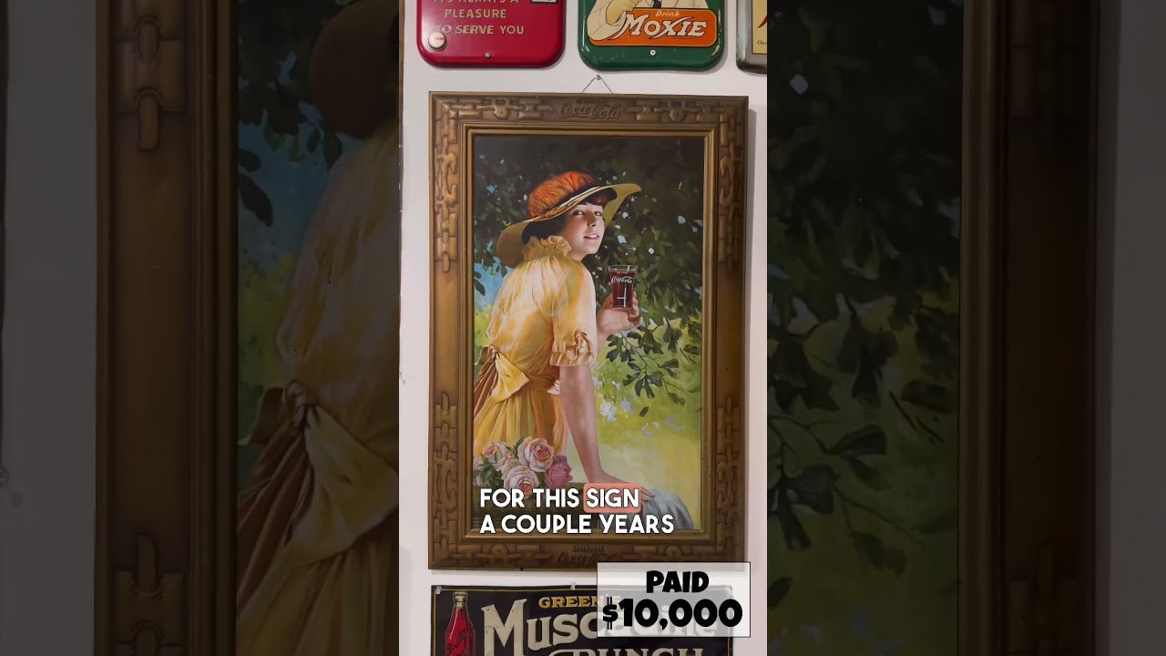 c.1916 Coca-Cola Sign worth $20,000!