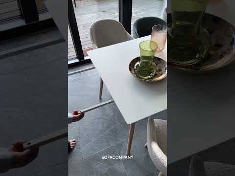Allie dining table 200 oak soap legs and extension plates