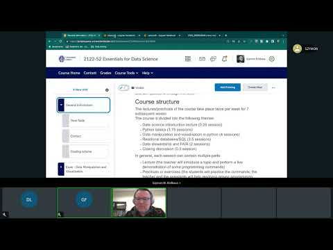 Statistics & Data Science MSc - Lecture Essentials for Data Science - Leiden University